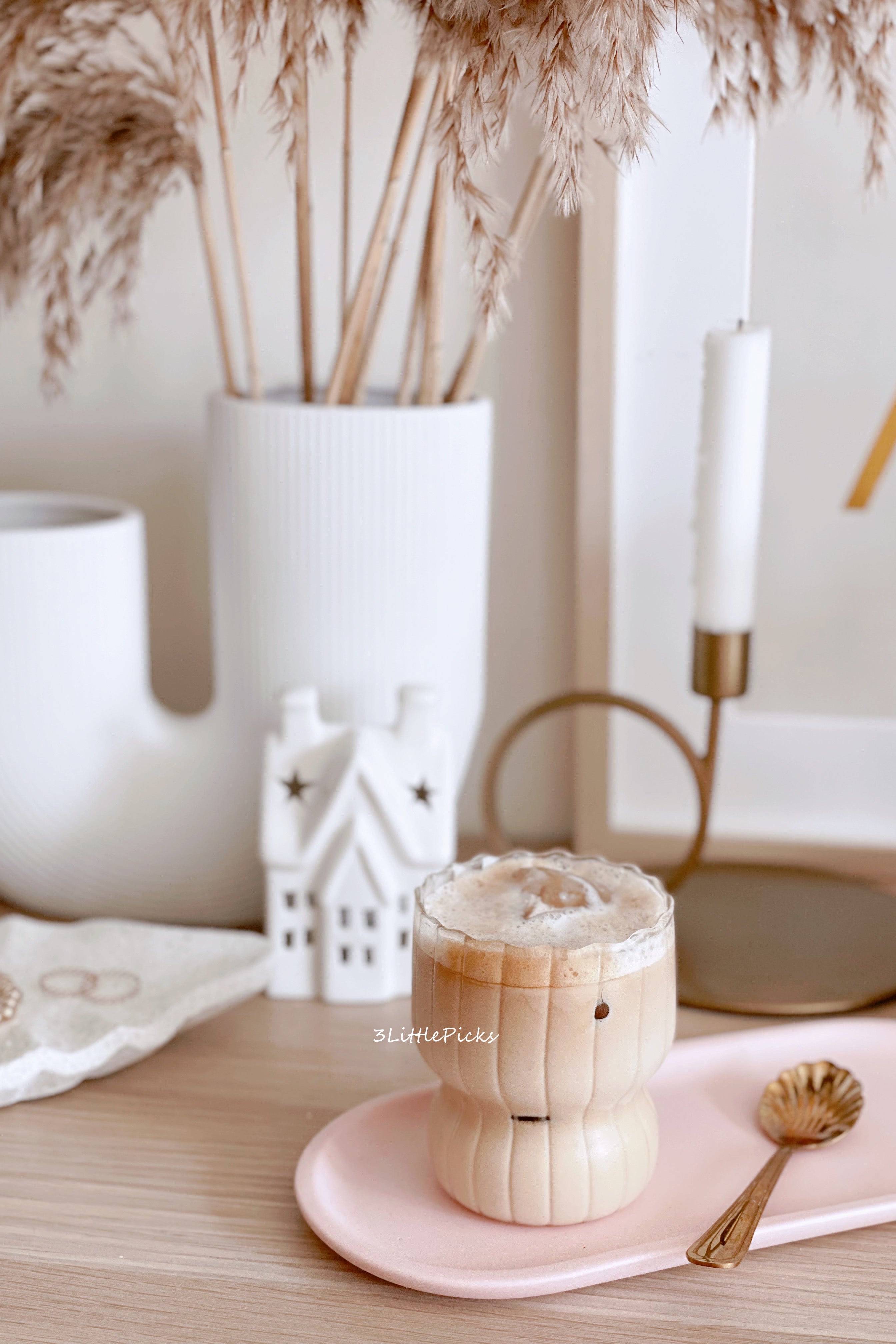 Grooved Clear Glass Cup – 3LittlePicks