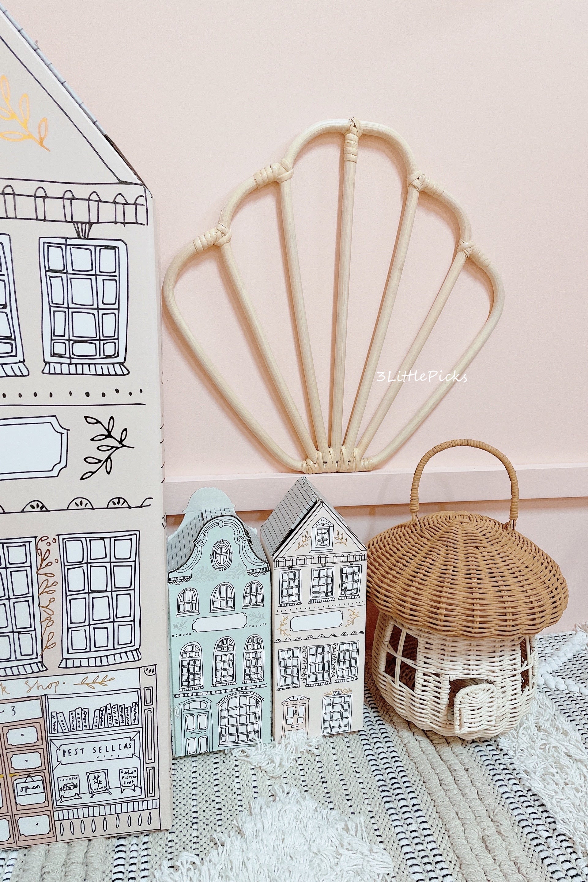 Seashell Rattan Decor – 3LittlePicks